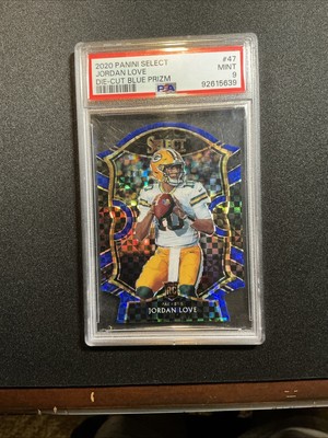 2020 Panini Select - Concourse Jordan Love #47 Blue Prizm Die-Cut (RC ...