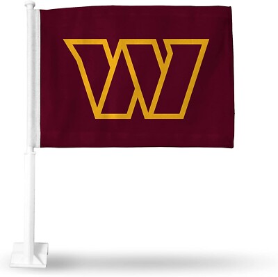 NFL Washington Commanders Logo on Maroon Car Window Flag by Rico ...