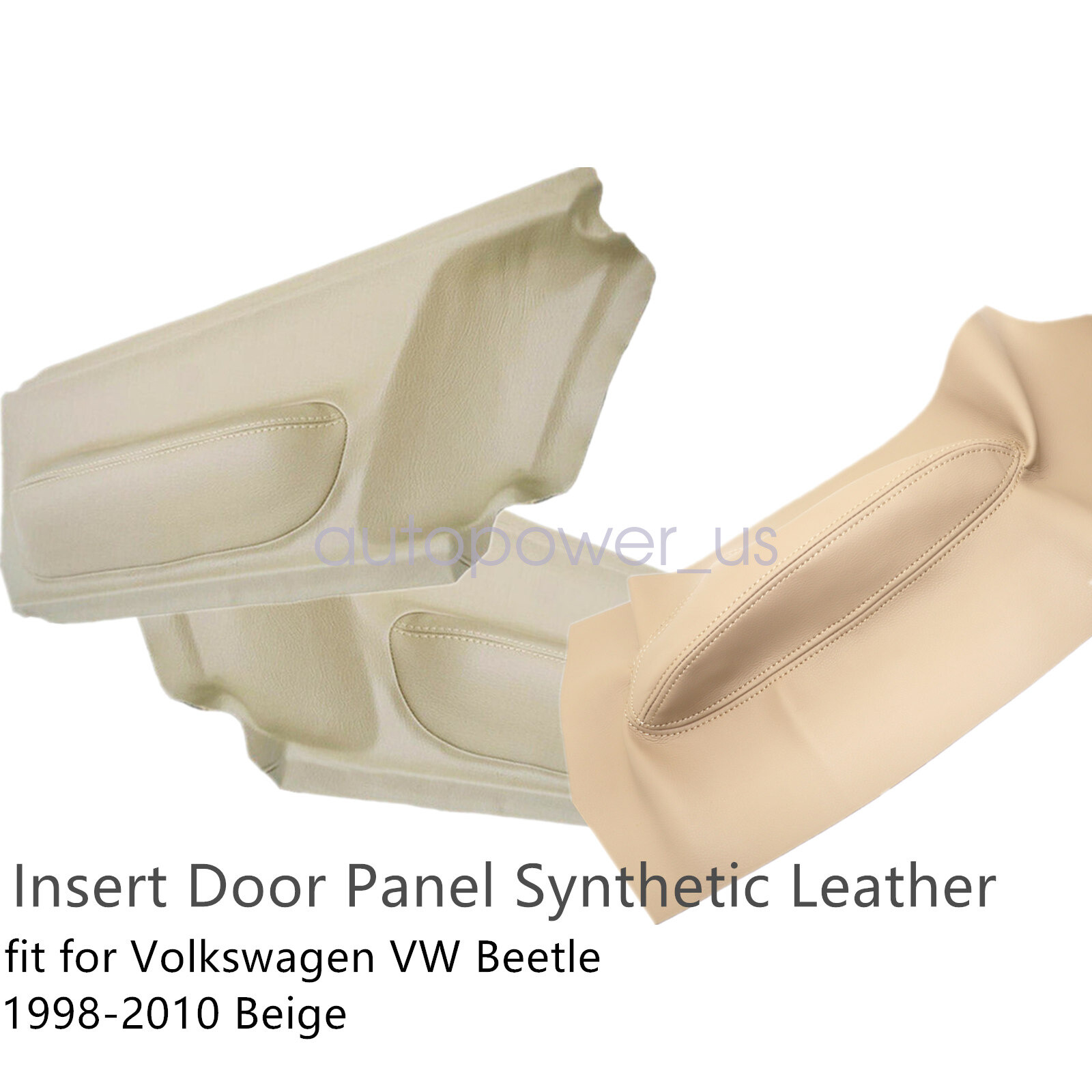 Fit for Volkswagen Beetle 1998 TO 2010 Door Panel Insert Cards Beige ...