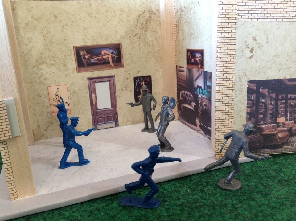 New Toy Soldier Building 1/32-54mm same scale as Marx TSSD Imex CTS ...