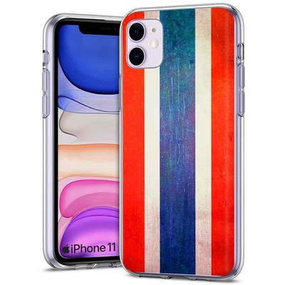 Thin Gel Phone Case Apple iPhone 11,Oldflag Thailand Spa Nation ...
