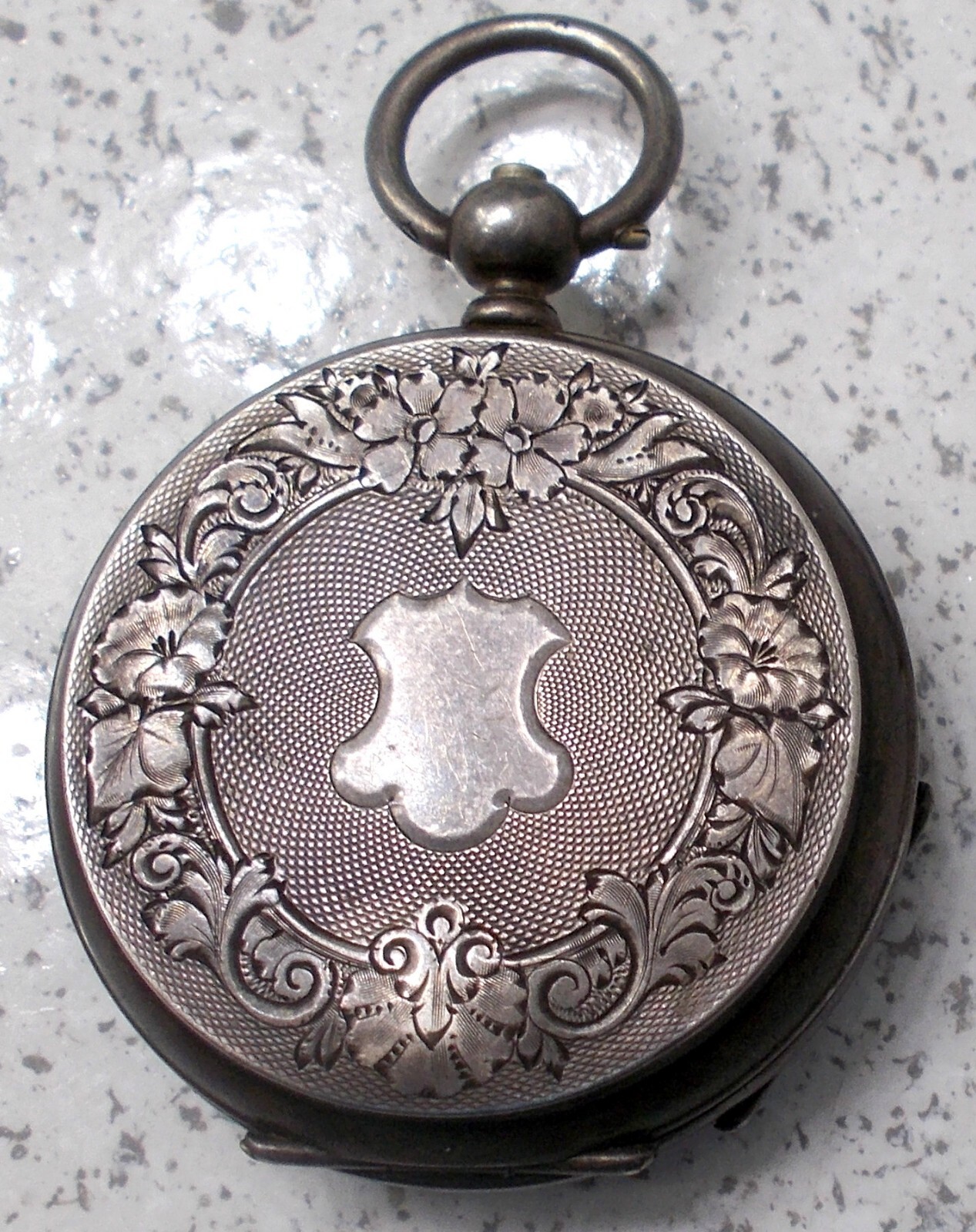 GEORGES FAVRE JACOT Locle Argent Silver 15 RUBIS POCKET WATCH ANTIQUE ...
