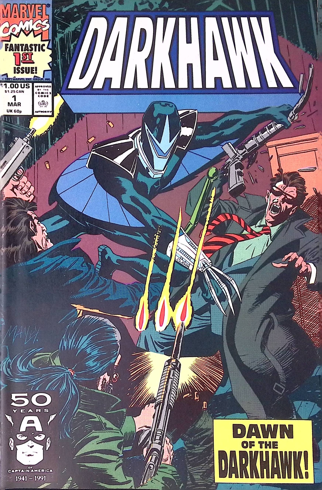 DARKHAWK #1 VOL. 1 HIGH GRADE 1ST APP MARVEL COMIC BOOK TS35-229 | eBay