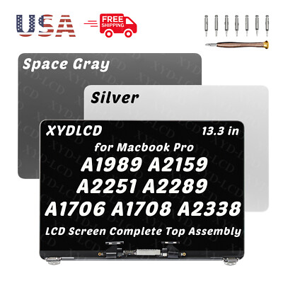 for MacBook Pro 13" A1706 A1708 A1989 A2159 A2289 A2338 A2251 LCD ...