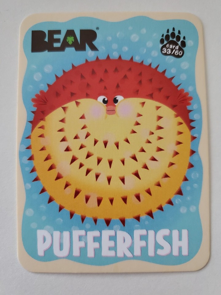 Bear's Collectible Animal Cards from Bear Fruit Rolls | eBay