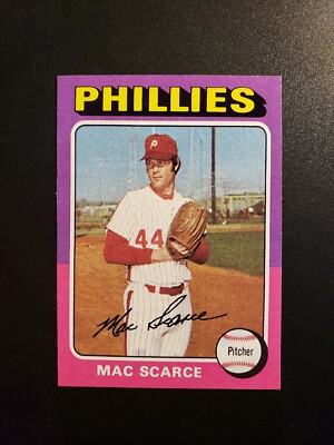 1975 Topps #527 Mac Scarce Philadelphia Phillies - NM++🔥 | eBay