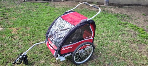 Allen Sports Premium Aluminum 2 Child Bicycle Trailer And Stroller | eBay