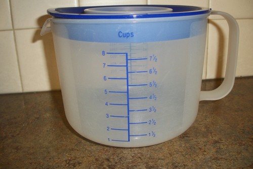 Tupperware 1629 Mix N Store 8 Cup Measuring Batter Bowl 2 Qt | eBay