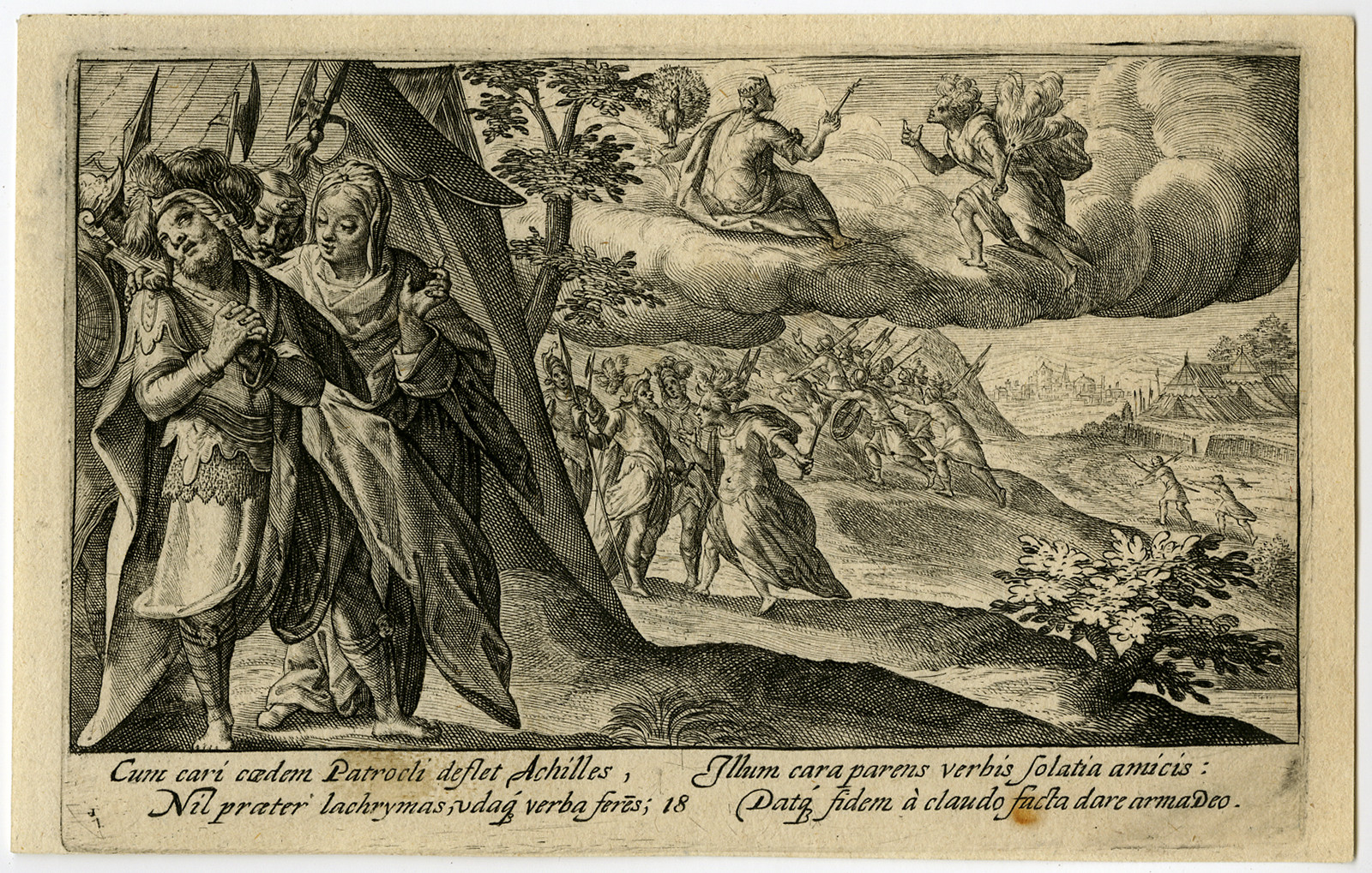 Achilles And Patroclus Painting