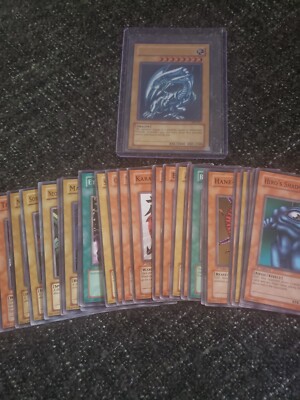 Vintage YuGiOh Starter Deck Card Lot SDY SDP SDJ Blue Eyes White Dragon ...
