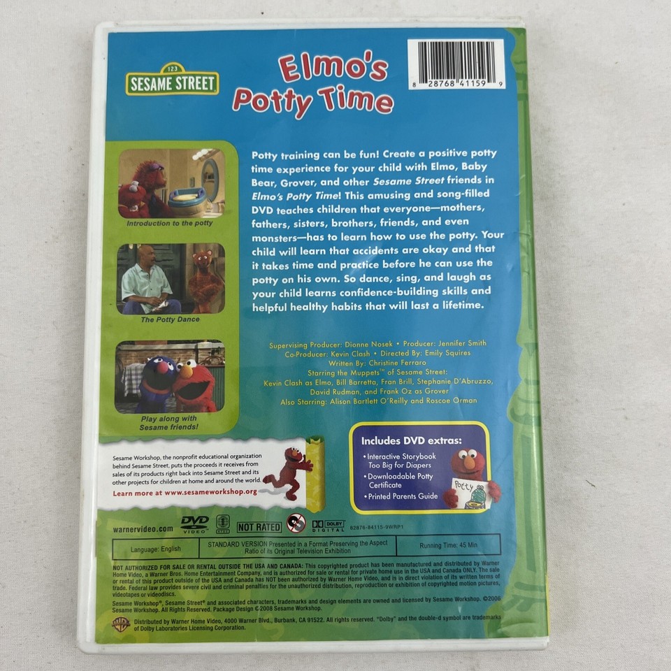 Sesame Street - Elmo's Potty Time (DVD) Sesame Street 828768411599| eBay