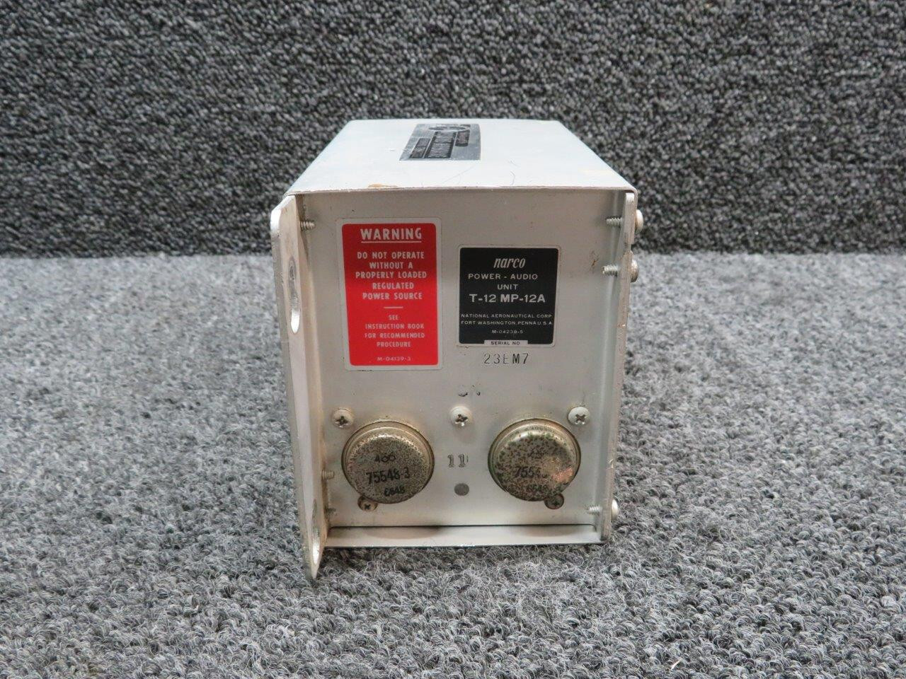 T-12-MP-12A Narco Power Audio Unit Assembly (Volts: 14) | eBay
