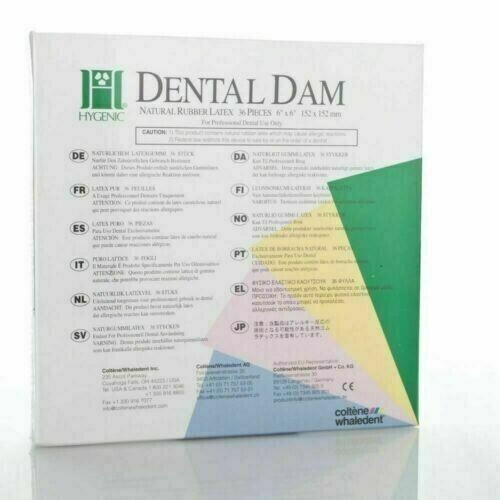 Coltene Whaledent Dental Rubber Dam Sheets -Latex Extra Strength ( Size ...