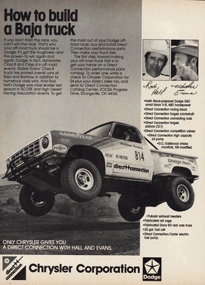 1983 Chrysler: How to Build Baja Truck Vintage Print Ad | eBay