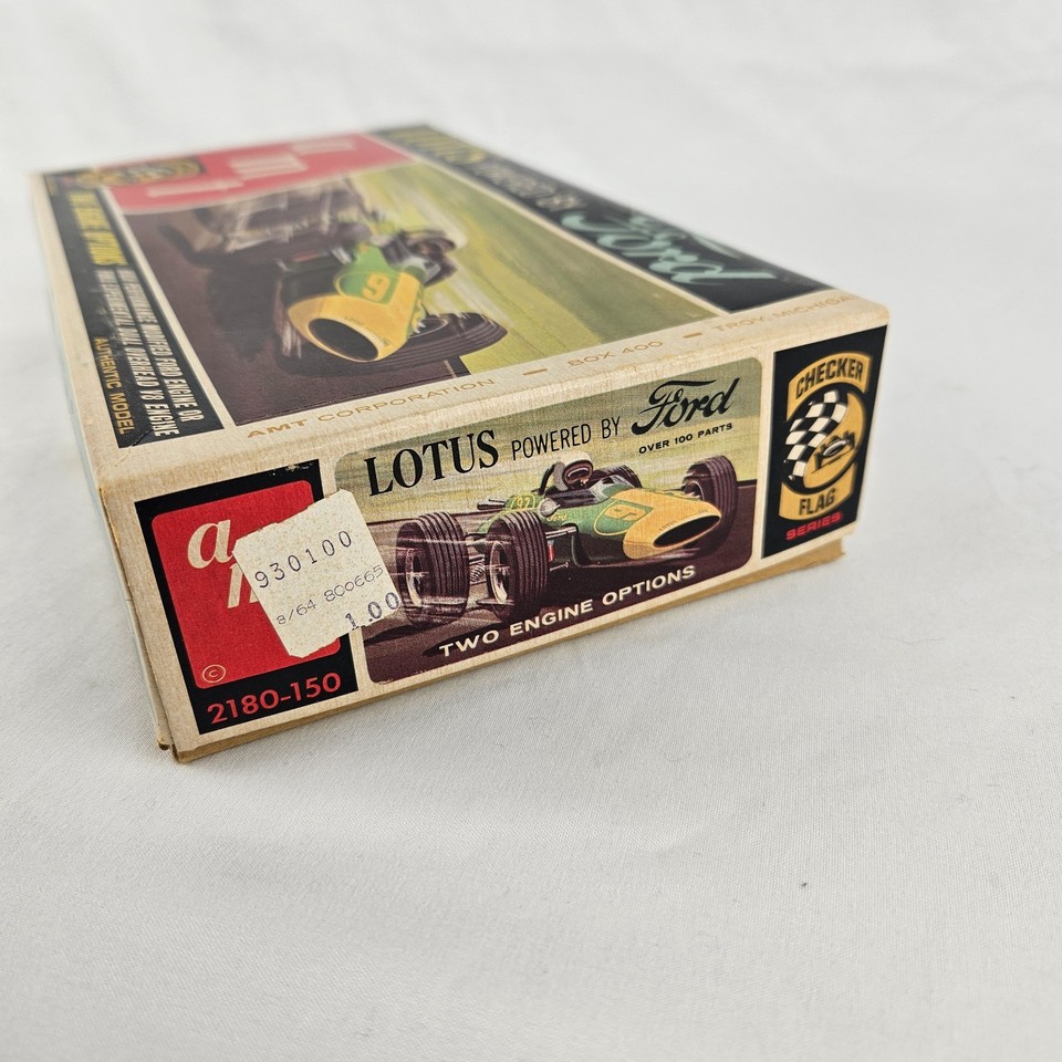 Vintage AMT Ford Lotus 1/25 Scale Plastic Model Kit | eBay