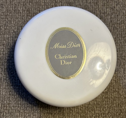 MISS DIOR CHRISTIAN DIOR DUSTING POWDER EMPTY CONTAINER CASE White ...