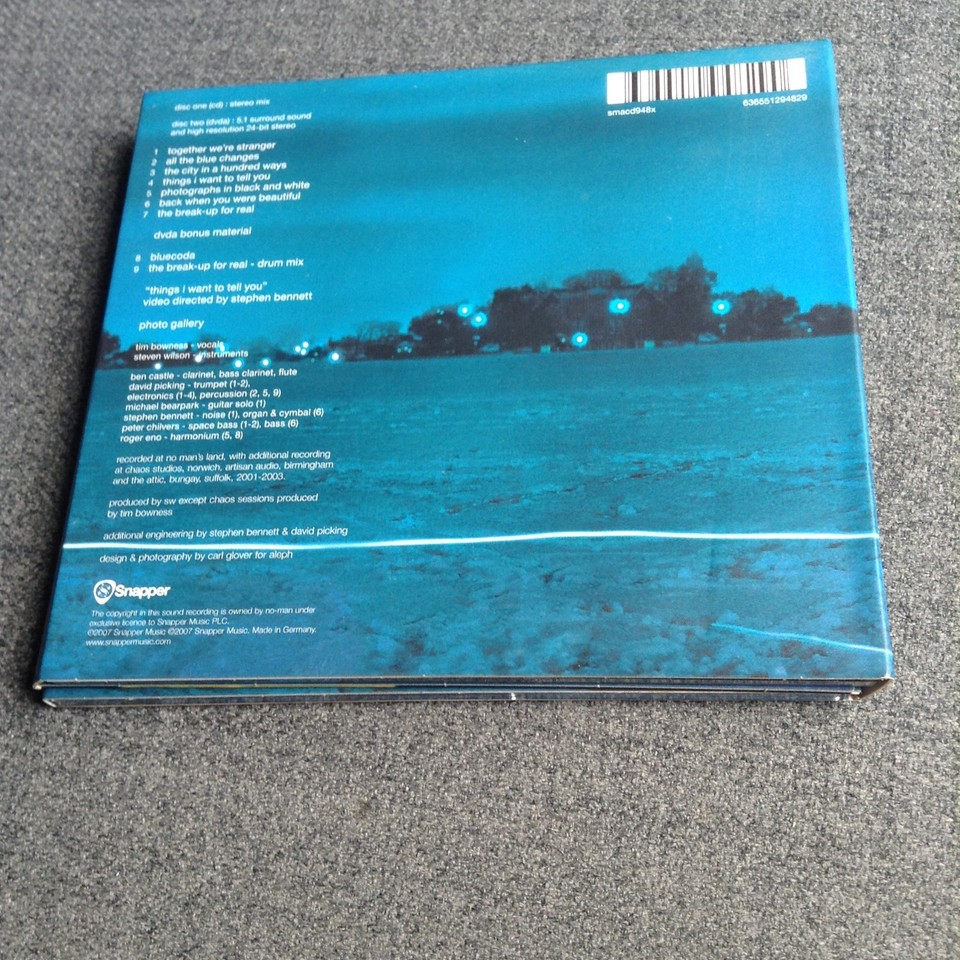 No-Man - Together We're Stranger CD/DVD (Art/Rock/Ambient/Porcupine ...