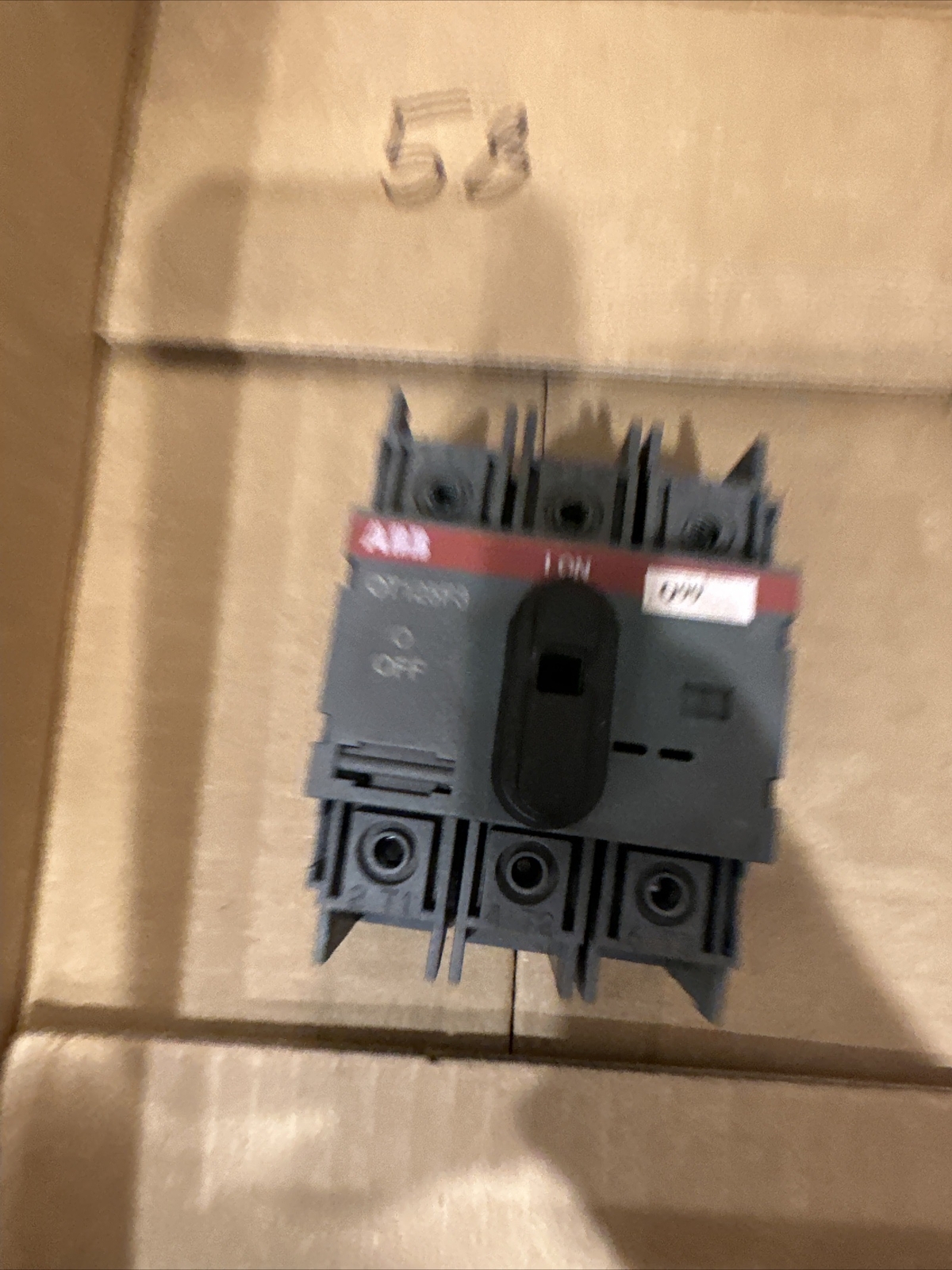 ABB 100 AMP DISCONNECTOR SWITCH 600 VAC 50 HP 3 POLE OT125F3 | eBay