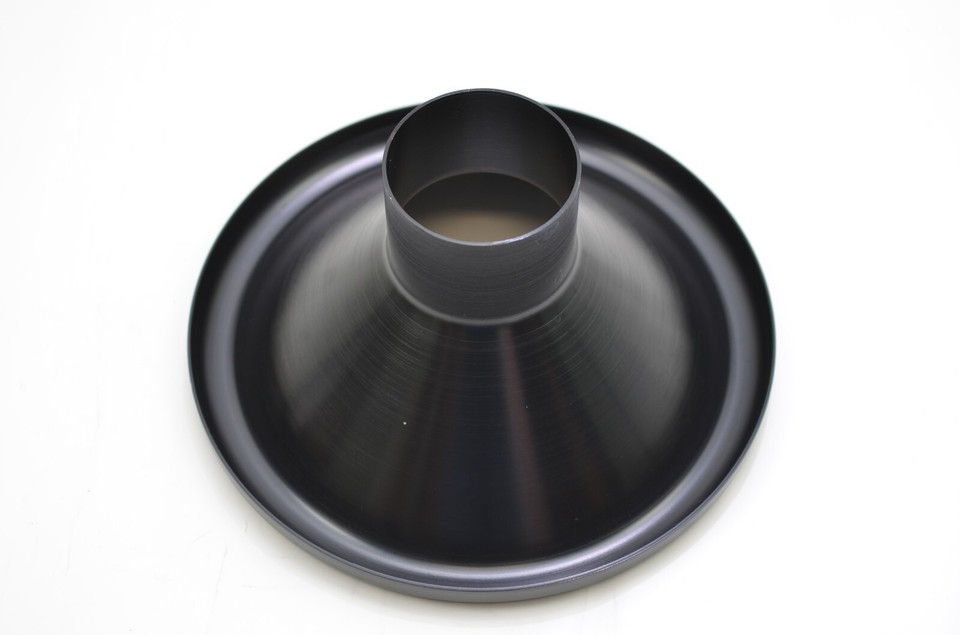10" Extra Large Bellmouth Velocity Stack Drag Racing Black | 3" Intake ...