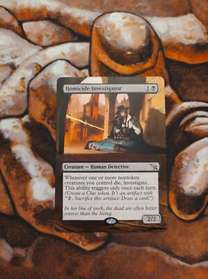 Magic the Gathering Homicide Investigator Hand Painted Custom MTG ...