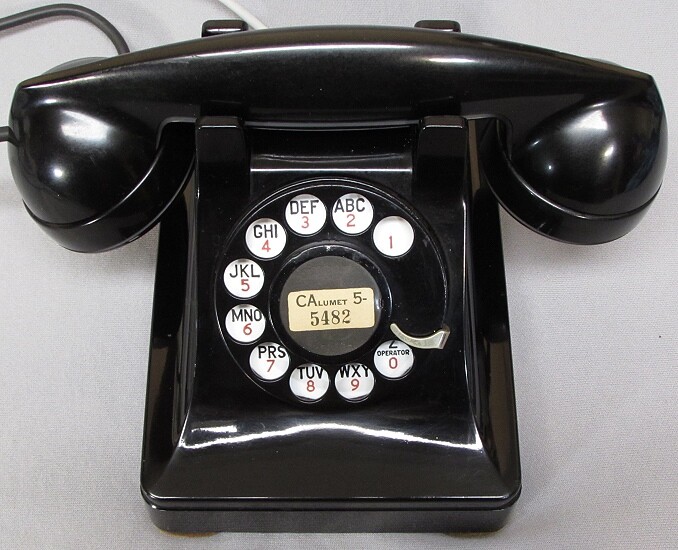 Vintage 40's Western Electric Model 302 Rotary Dial Telephone | eBay