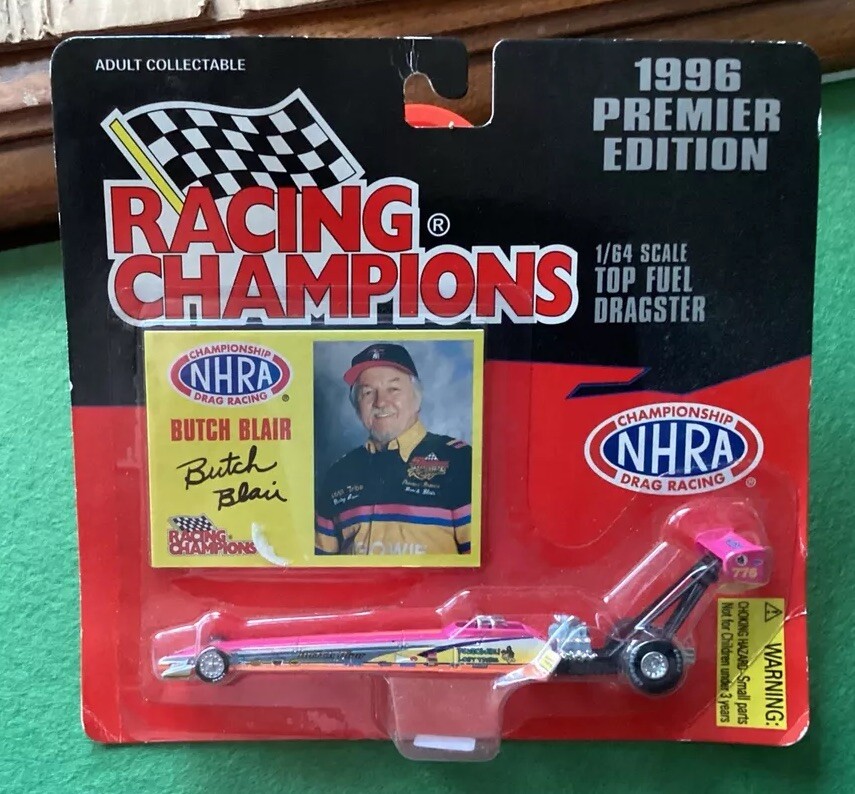 Racing Champions 1996 Premier Edition 1/64 Butch Blair NHRA Dragster | eBay