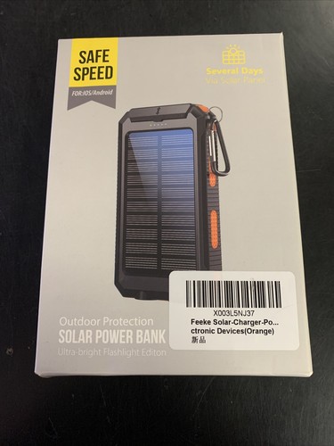 Safe Speed Outdoor Protection Solar Power Bank | eBay
