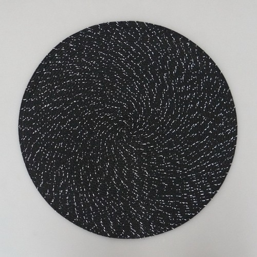 Set of 4 Round Placemats for kitchen table mats PP Woven oven Heat ...
