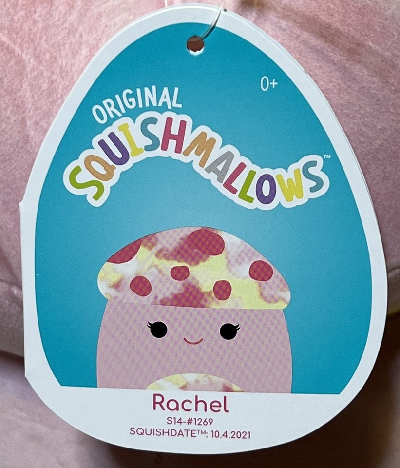 NWT Squishmallows Rachel Tie Dye Pink Mushroom 14” Plush Kellytoy 2022 ...