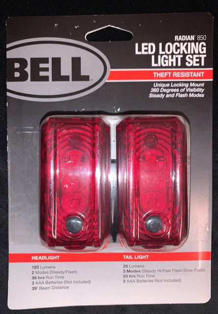 Bell Sports Radian 850 LED Bicycle Locking Light Set 7115949 - 1 Each ...
