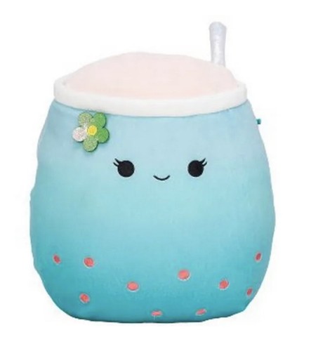 Squishmallow 12" Jakarria Bubble Tea Soft Blue Boba Tea Drink BNWT Fast ...