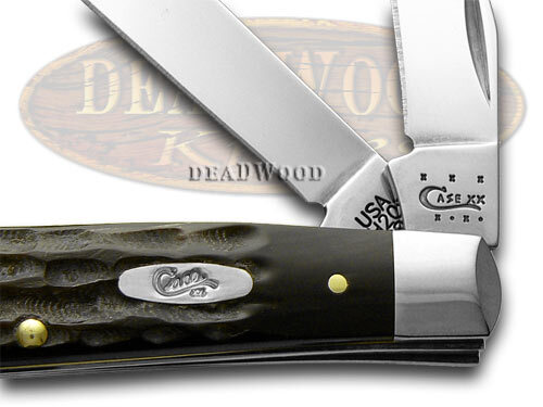 Case xx Mini Trapper Knife Jigged Genuine Buffalo Horn Stainless Pocket ...