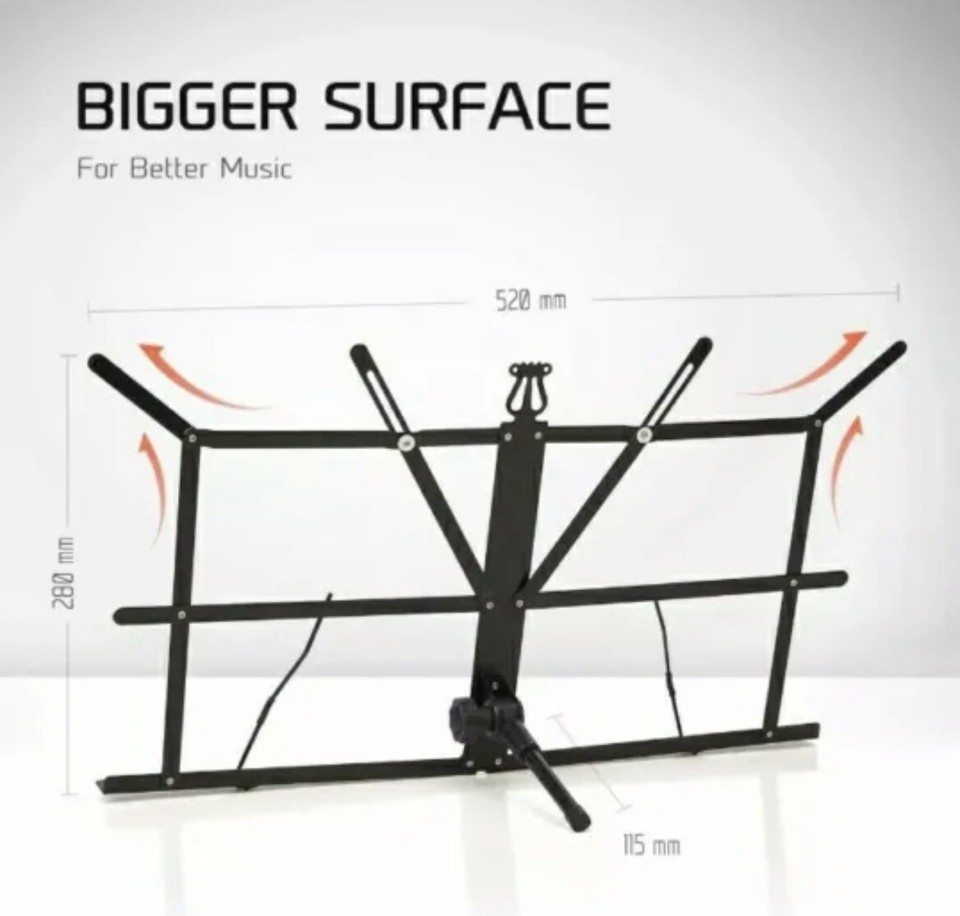 Desktop Music Stand with Carry Bag, Portable Brand Souidmy SMS-002 | eBay