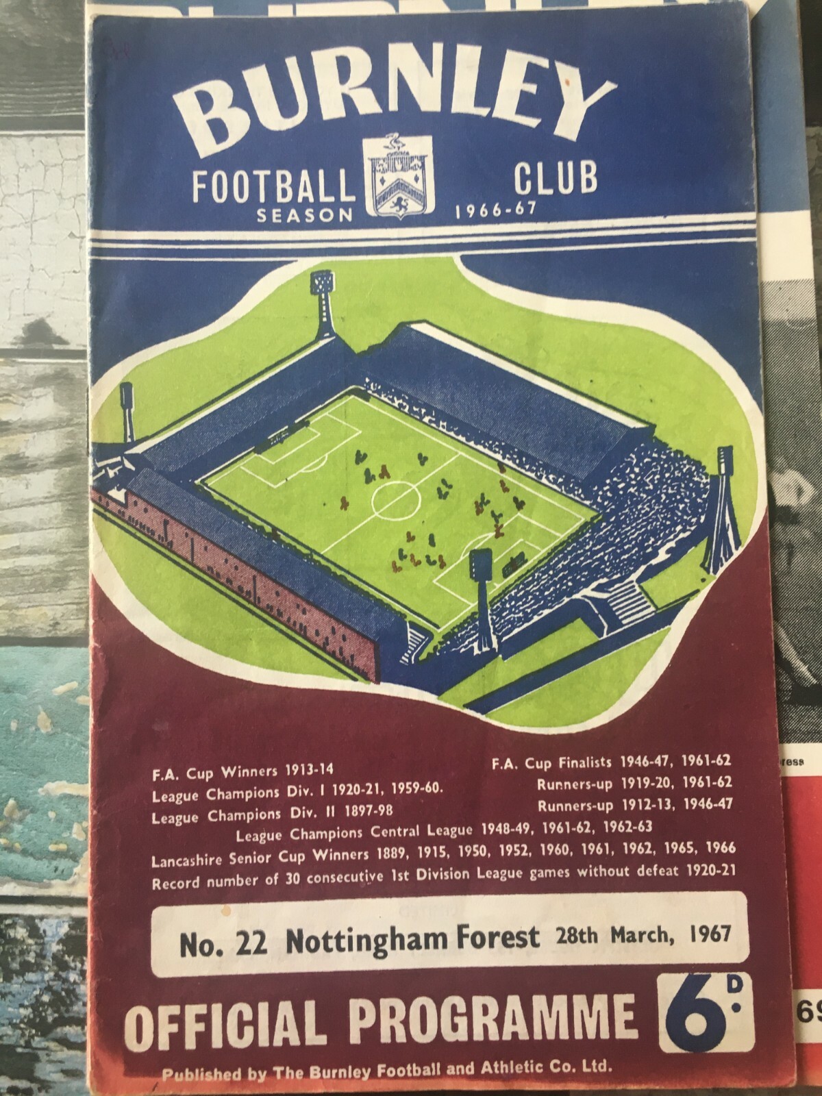 Burnley HOME programmes 1950s & 1960s League & Cup | eBay