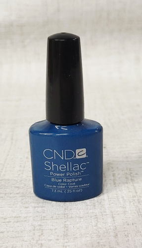 CND Shellac Power Polish Color Nail Polish ~ BLUE RAPTURE ~ 0.25 oz NEW ...