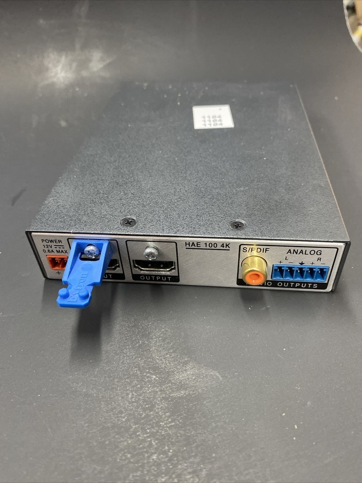 EXTRON HAE 100 4K AUDIO DE-EMBEDDER W/O POWER SUPPLY | eBay
