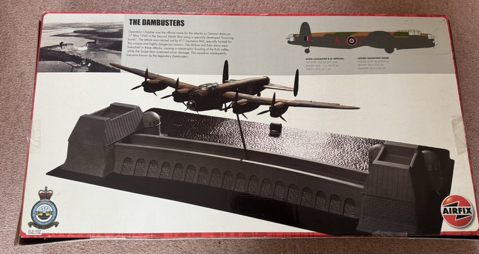 Airfix The Dambusters 617 Sqn RAF Operation Chastise 1:72 scale model ...
