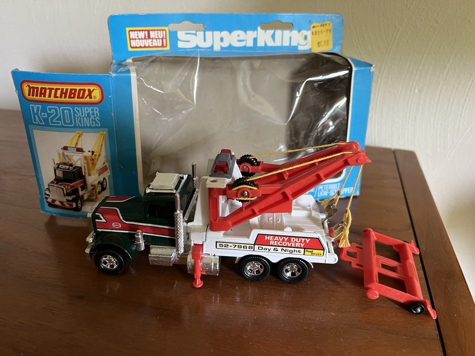MATCHBOX SUPERKINGS K 20 PETERBILT WRECK TRUCK 1978 | eBay