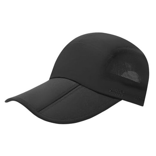 Folding Fishing Baseball Cap UPF 50+ Water Resistant Outdoor Portable ...