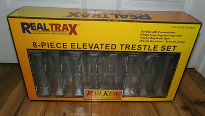 MTH Rail King 40-1047 Realtrax Elevated Subway Trestle 8-Piece Set ...