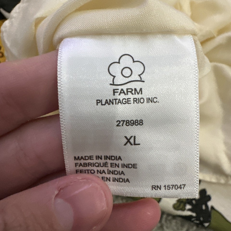 Farm Rio x Anthropologie Sleeveless V-Neck A-Line Maxi Dress Sz XL NWT $258 | eBay