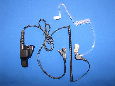 Secret Service Headset For Motorola HT MTX GP EF Johnson XTS 2-way ...