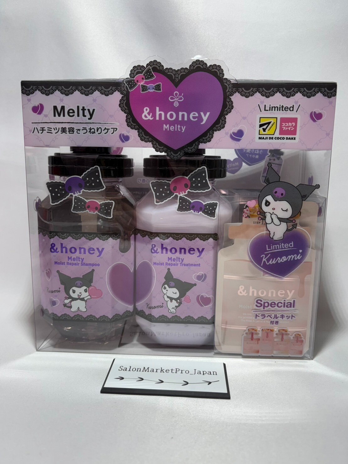 Sanrio &honey Kuromi collaboration 2025 Shampoo Treatment Oil Cleansing ...