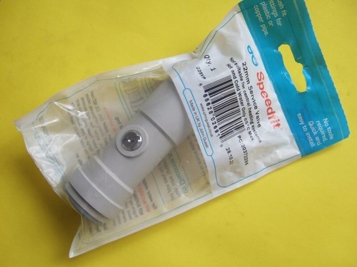 JG/JOHN GUEST/SPEEDFIT/PUSH FIT/22mm/SERVICE VALVE/New And Sealed/22SV ...