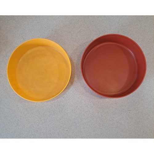Tupperware dishes yellow orange 1405-22 lot of 2 | eBay