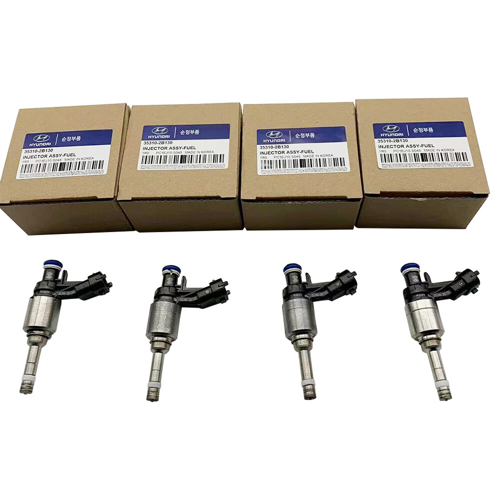 4pcs GENUINE Fuel Injector For HYUNDAI ACCENT VELOSTER KIA RIO SOUL ...