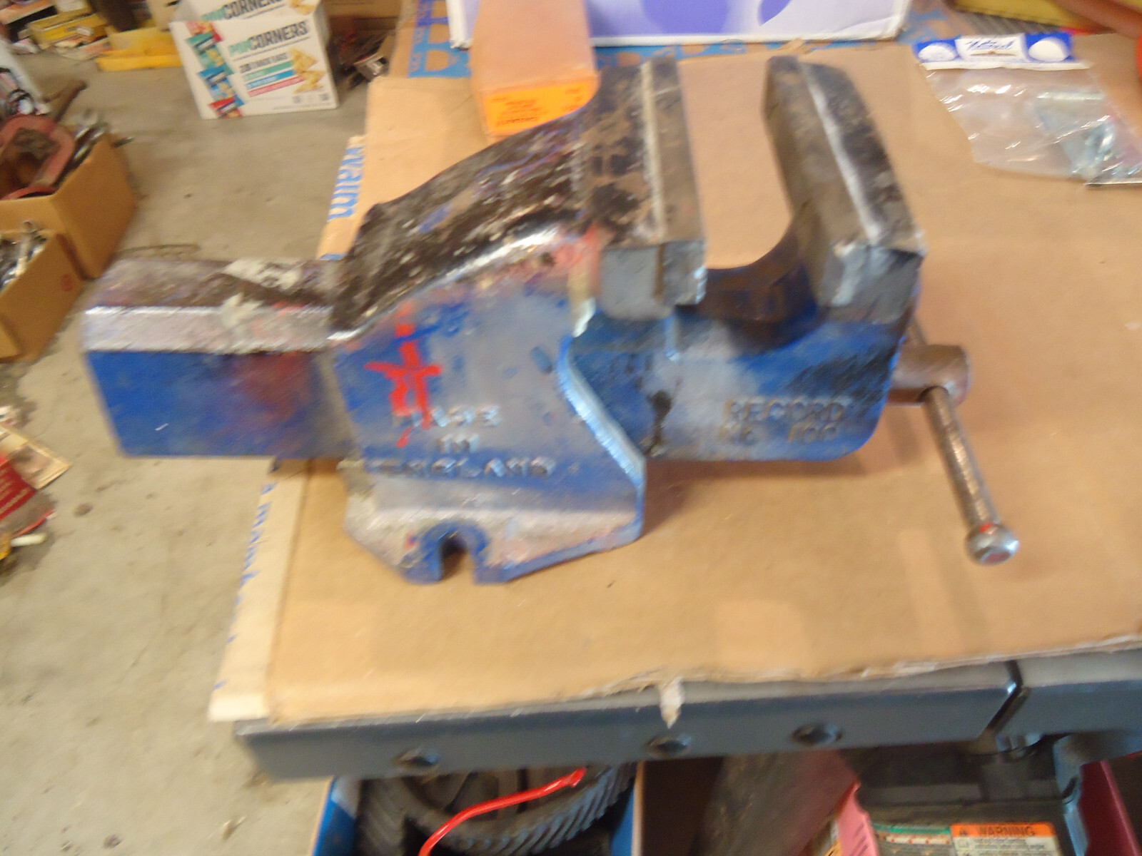 RARE VINTAGE RECORD BENCH VISE #100 MADE IN ENGLAND | eBay