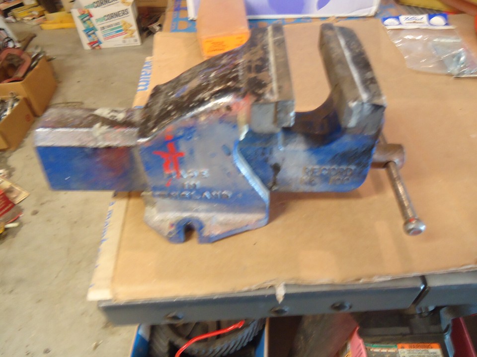 RARE VINTAGE RECORD BENCH VISE #100 MADE IN ENGLAND | eBay
