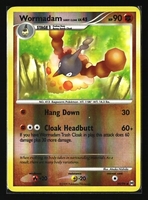Pokemon WORMADAM SANDY CLOAK 50/99 Reverse Holo (2009 Arceus) LP/Light ...