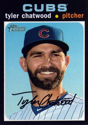 2020 Topps Heritage #378 Tyler Chatwood Chicago Cubs FREE SHIP | eBay